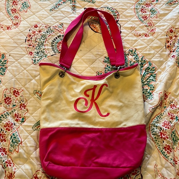 thirty-one | Bags | Thirty One Canvas Crew Carry All Embroidered | Poshmark